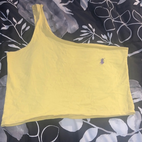 Polo Ralph Lauren | Tops | Off The Shoulder Polo Crop Top | Poshmark